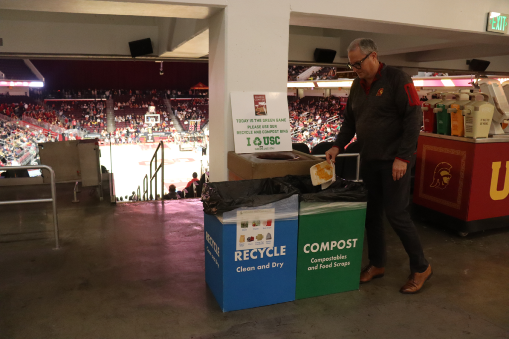 USC men’s basketball zero waste ‘green game’ a sustainability win ...